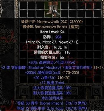 暗黑2纯招死灵雇佣兵装备截图