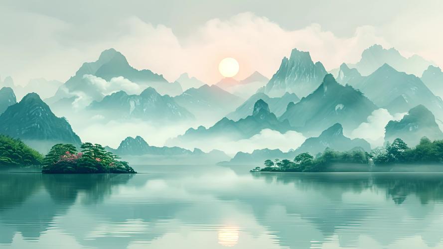 山水视频素材无水印图标