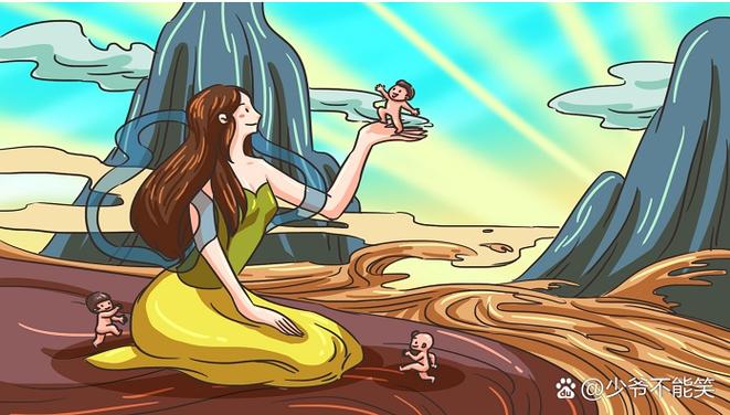 女娲造人幼儿园故事图标