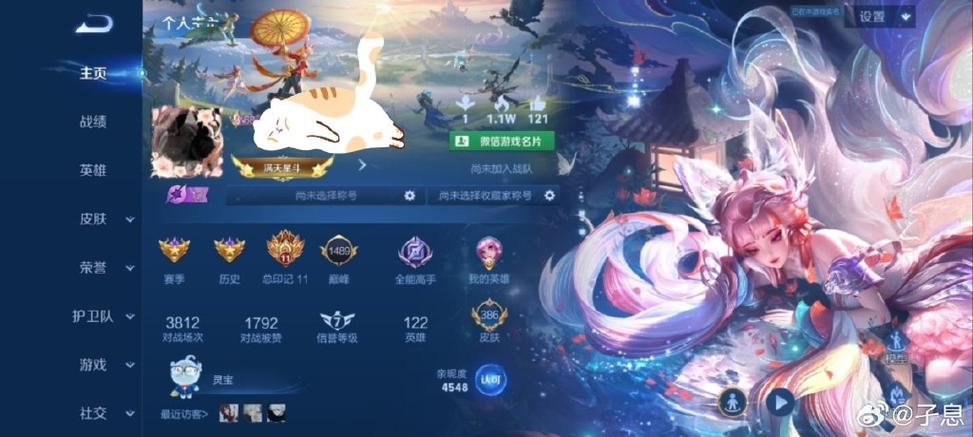 王者营地怎么看自己的皮肤和英雄截图