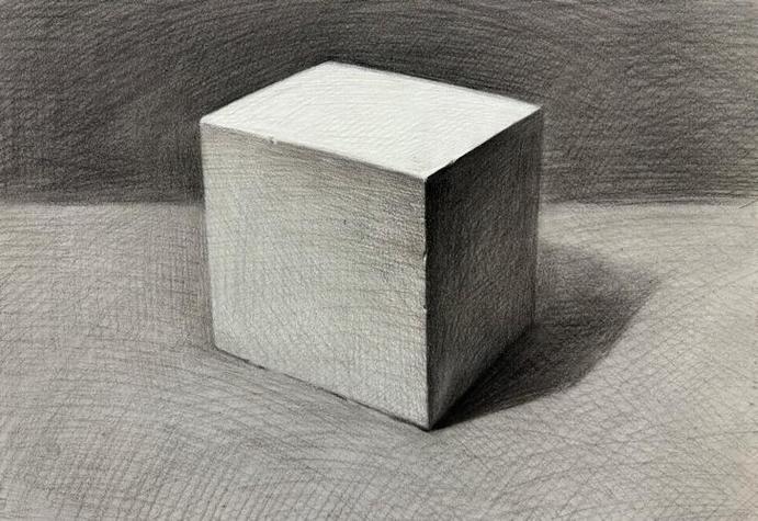 素描投影怎么画图标