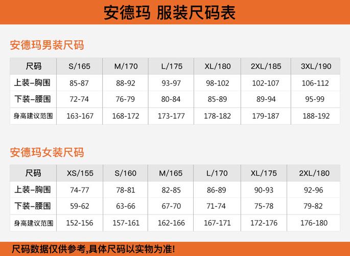 男女尺码标准一样吗图标