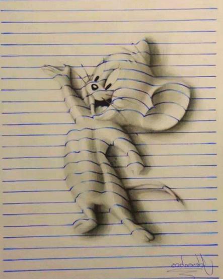 用一张大纸画一幅画截图