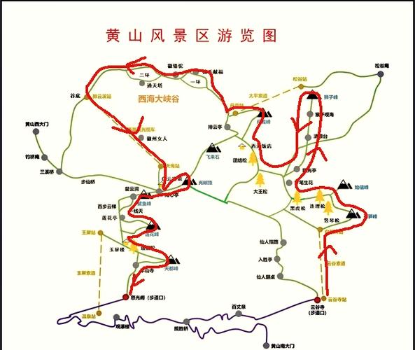 黄山旅游地图