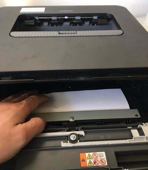 联想打印机卡纸怎么打开硒鼓截图