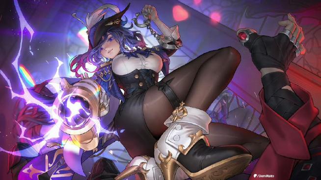 原神克洛琳德魅魔泳装的图片截图