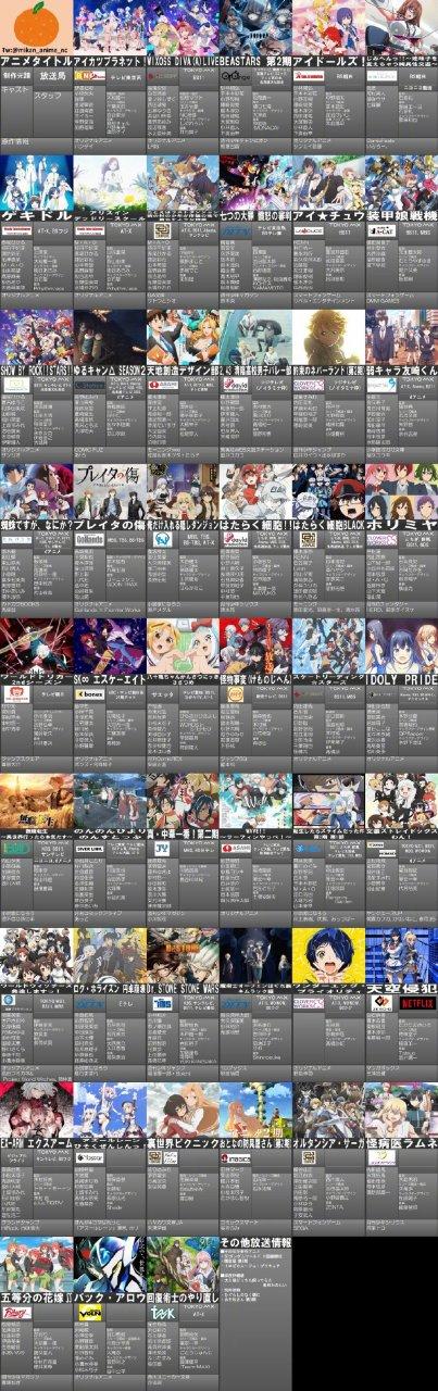 2021年日本动漫新番图标