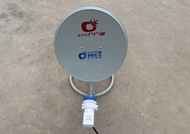 卫星锅盖怎么连接电视图标