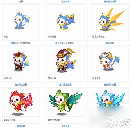 洛克王国迪莫全形态图标