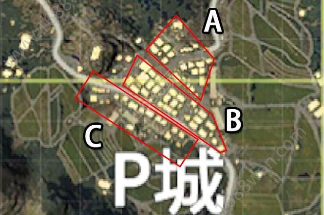 和平精英p城报点图标