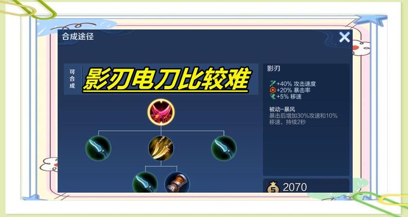 王者里电刀是什么装备图标