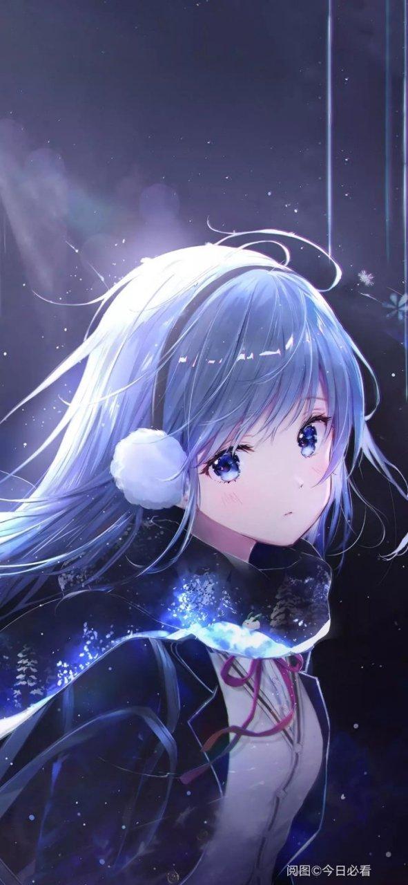 盘点动漫中的蓝发少女图标