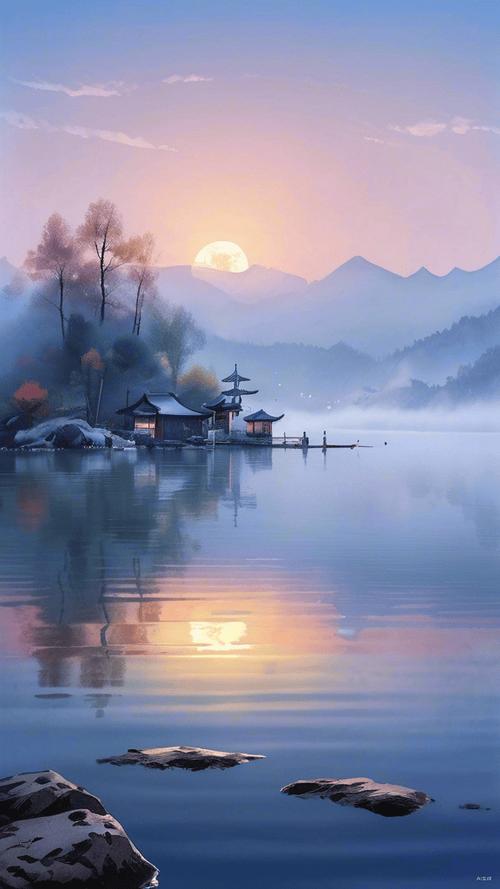 山水意境的诗句截图