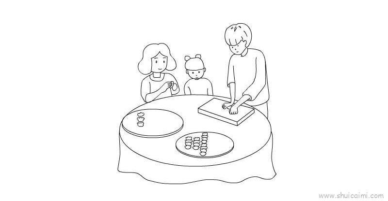 春节简笔画又简单又好看图标