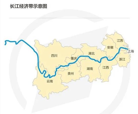 长江大保护范围图标
