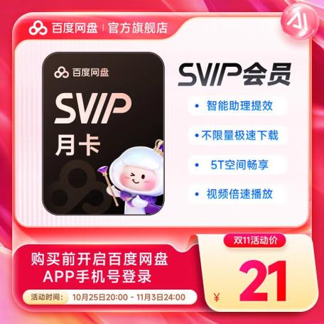 百度网盘svip月卡图标