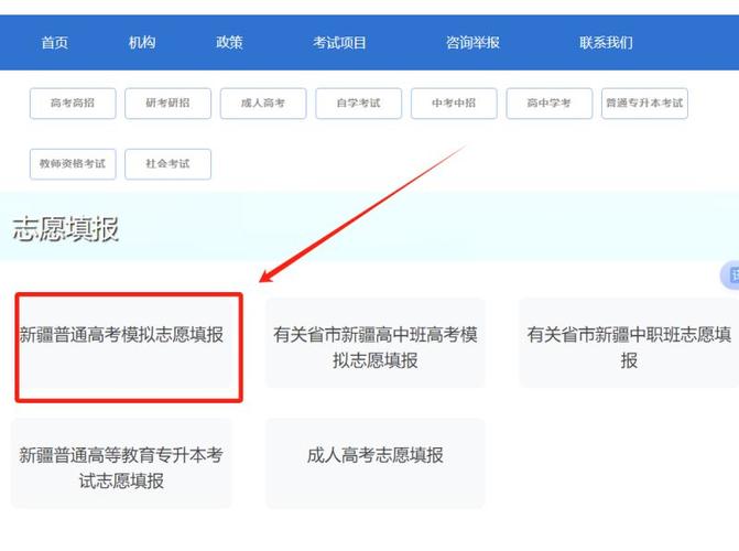 新疆招生网高考报名入口图标