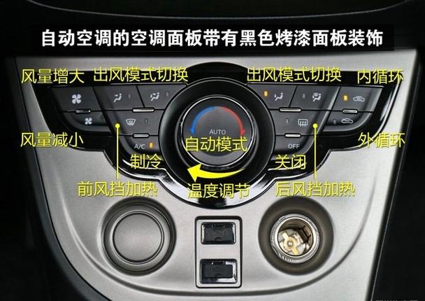 海马m3中控台按键介绍图标
