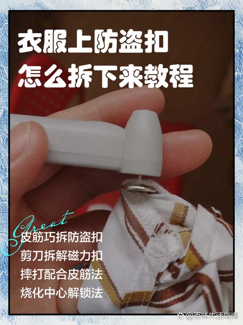 防盗扣拆卸方法图标