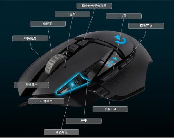 鼠标侧键改键盘按键图标