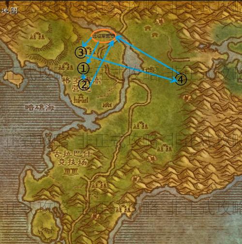 联盟1-60任务升级路线地图截图