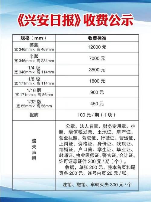 广告收费标准图标