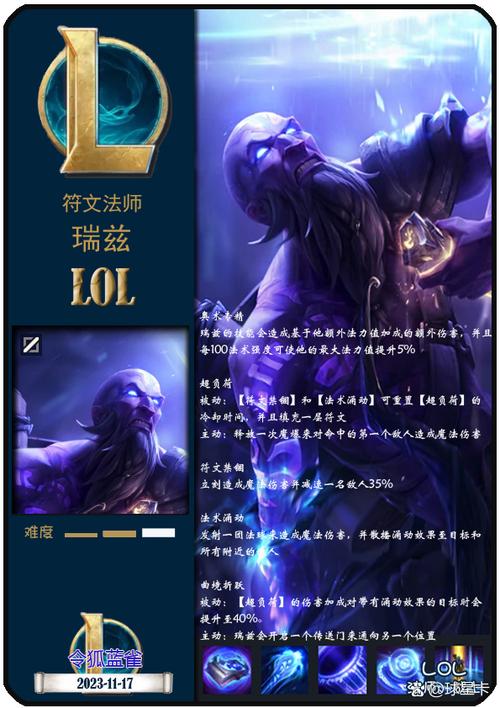 符文法师瑞兹台词图标