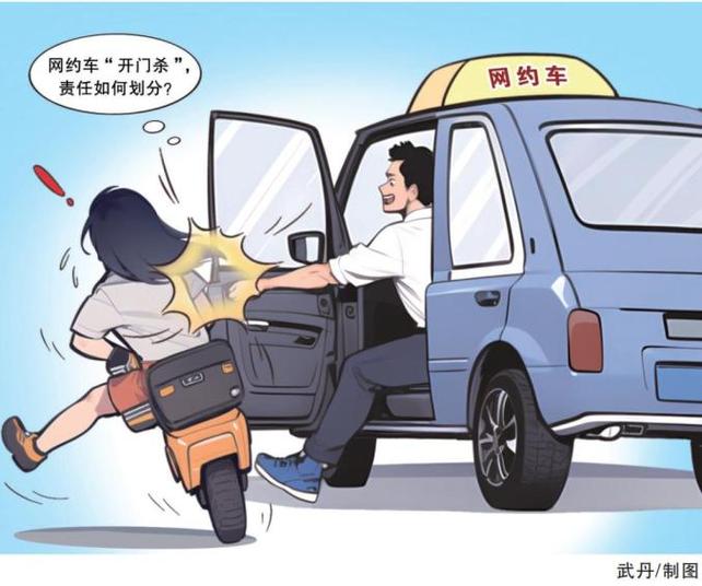 坐网约车开门撞到人该谁负责图标