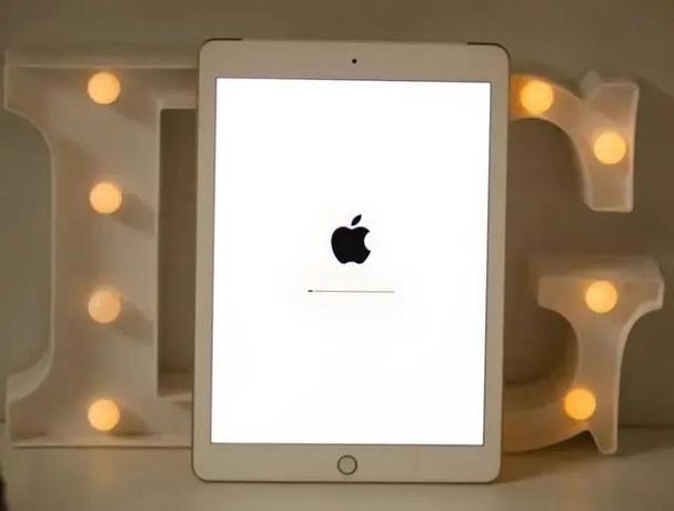 ipad出现了一个白框图标