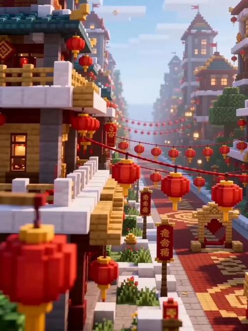 我的世界怎么布置新年截图