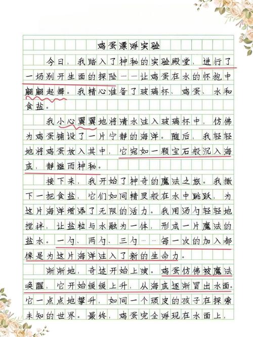 冒泡的岩浆瓶实验作文350字截图