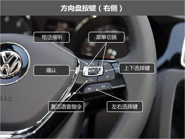大众方向盘按键功能截图