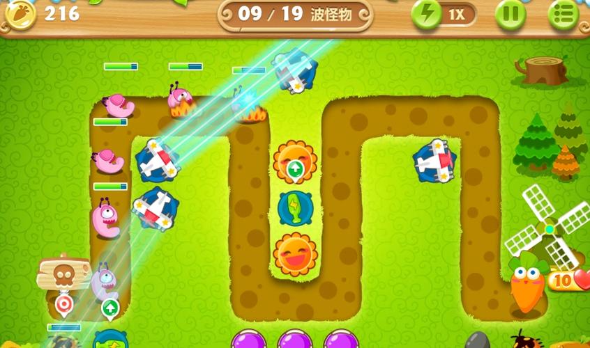保卫萝卜第30关怎么过图解法图标