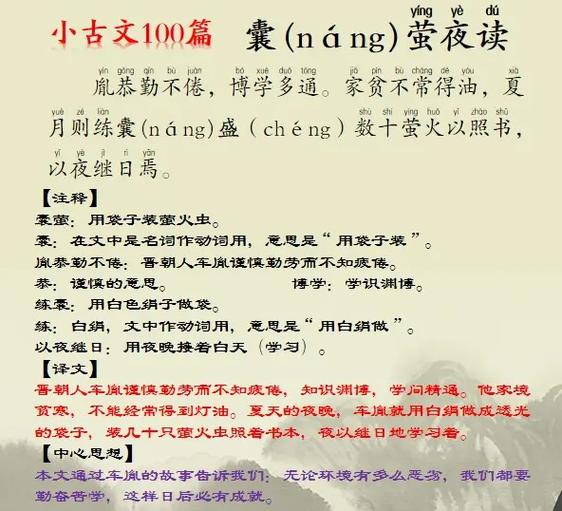 文言文翻译技巧截图