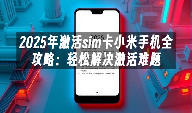小米怎么激活sim卡截图