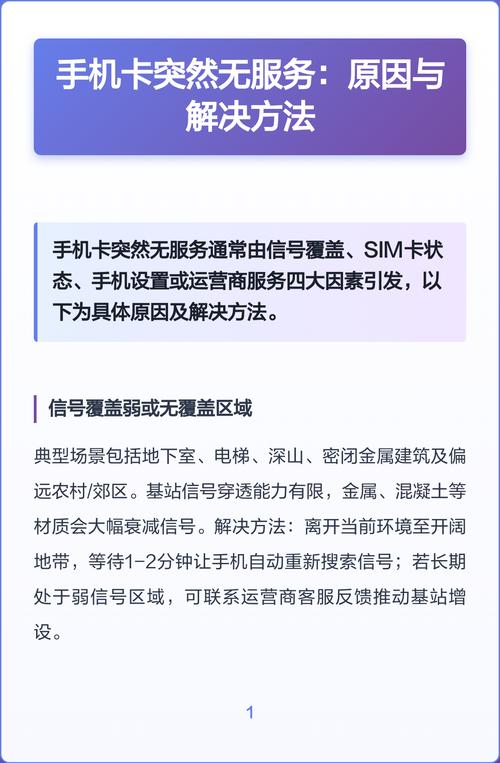 手机卡无服务是坏了吗图标