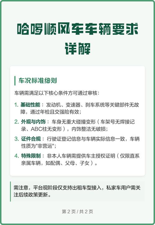 哈啰顺风车车辆要求图标