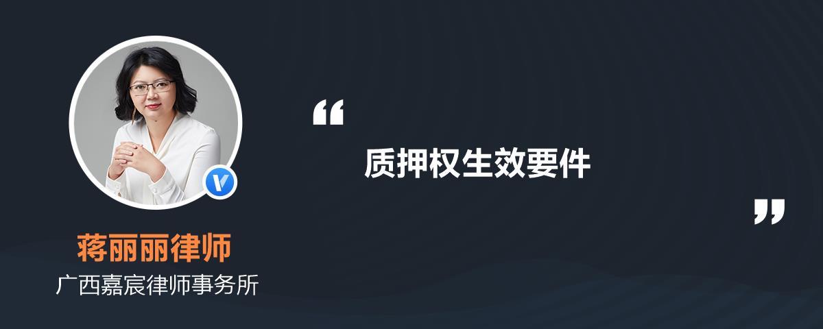 质押合同生效要件图标