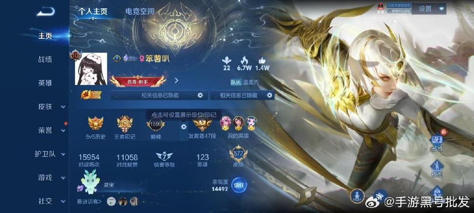王者荣耀账号黑号截图
