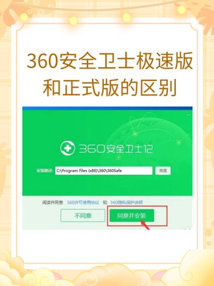 360杀毒极速版和正式版区别图标
