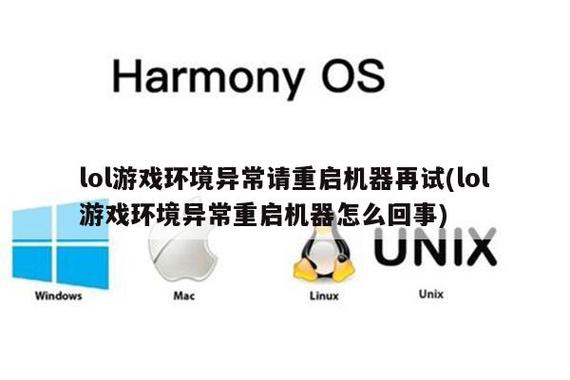 lol显示游戏环境异常 请重启图标
