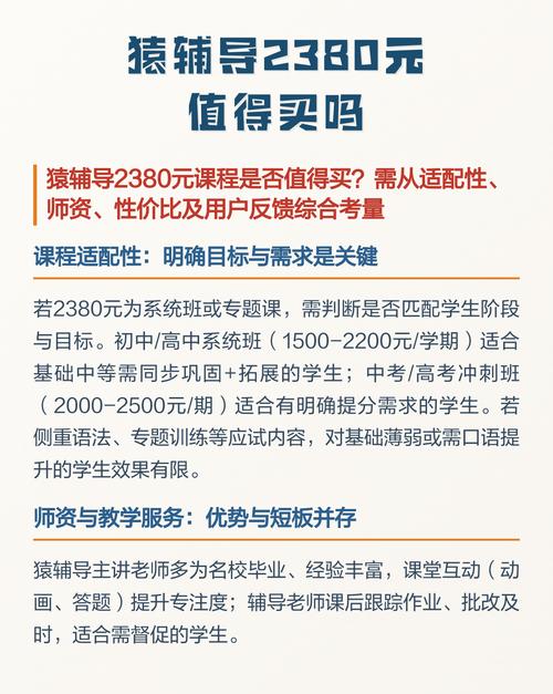 猿辅导2380元值得买吗图标