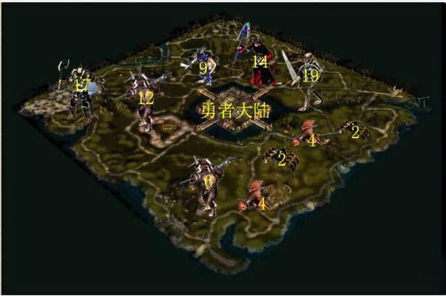 奇迹mu升级路线图标