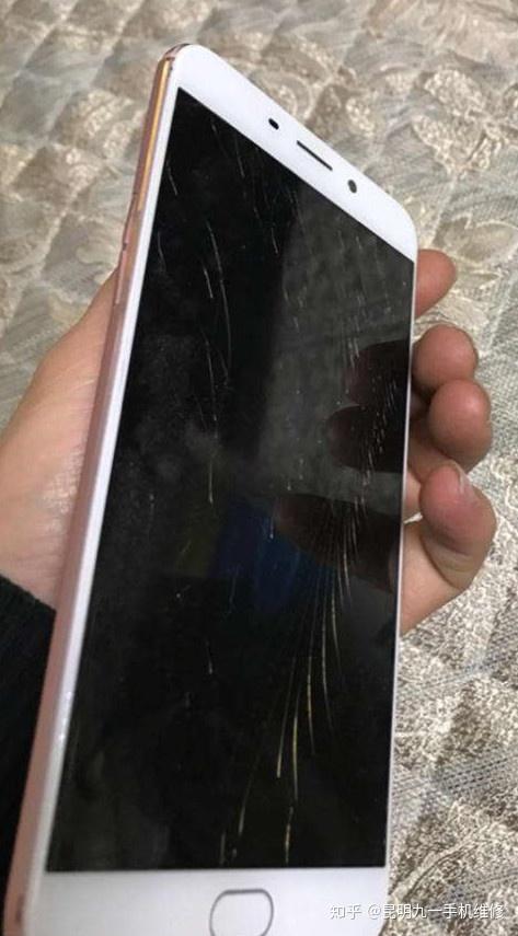 oppo手机碰到上方黑屏截图