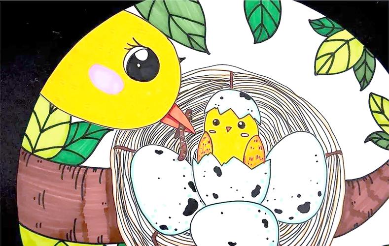 小鸟把鸟窝搭在小象的头上图标