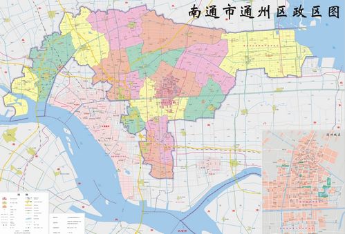 南通通州区行政区划图图标
