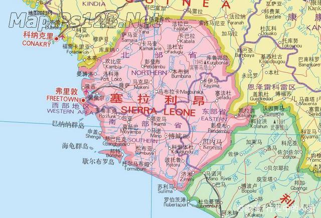 塞拉利昂地图图标