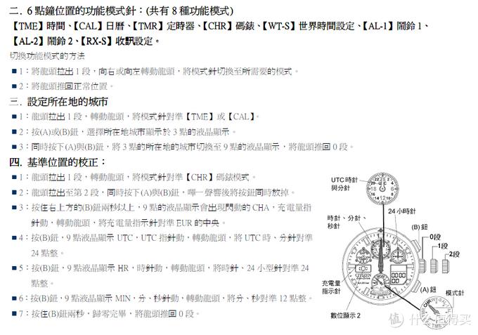 西铁城手表使用说明书中文