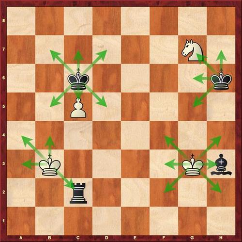 国际象棋国王走法图标