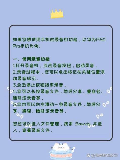 录音电话的使用方法
